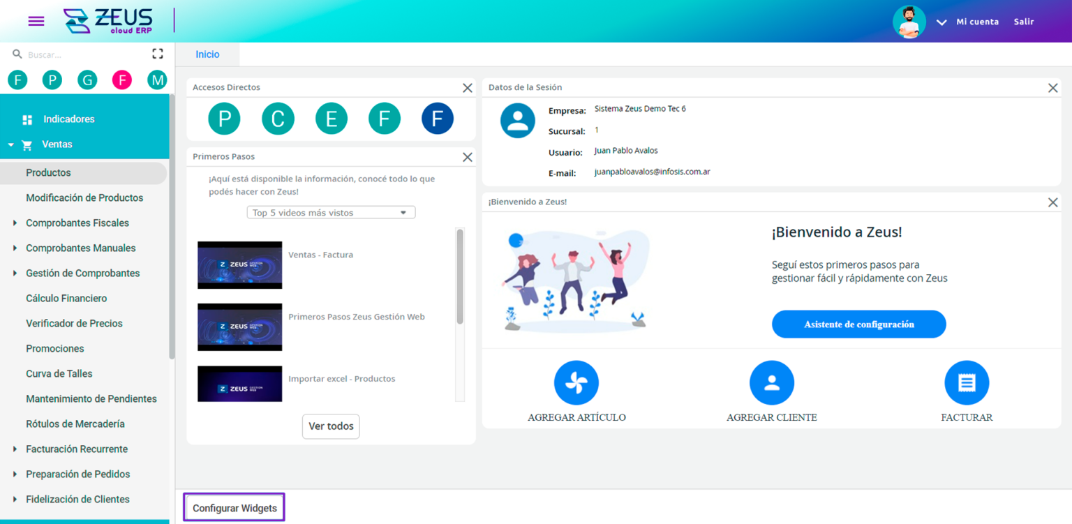 Plataforma de Ayuda – ZEUS cloud ERP & POS